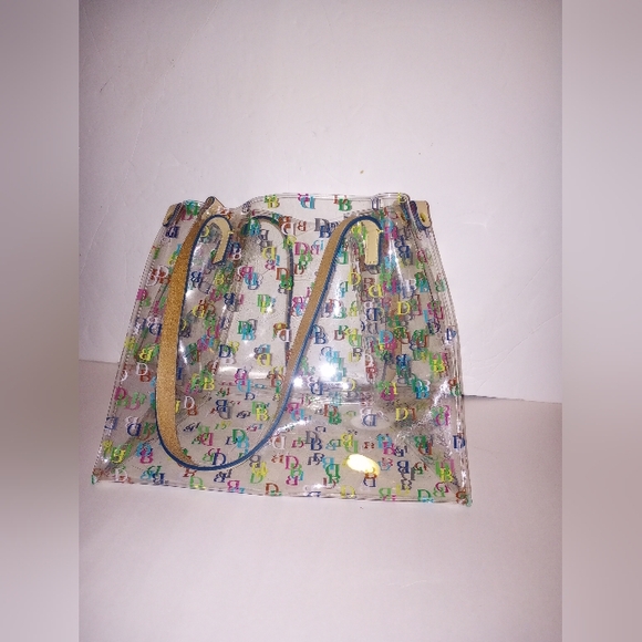 Dooney & Bourke | Bags | Dooney Bourke Signature Db Small Clear Lunch Mini Tote Handbag | Poshmark